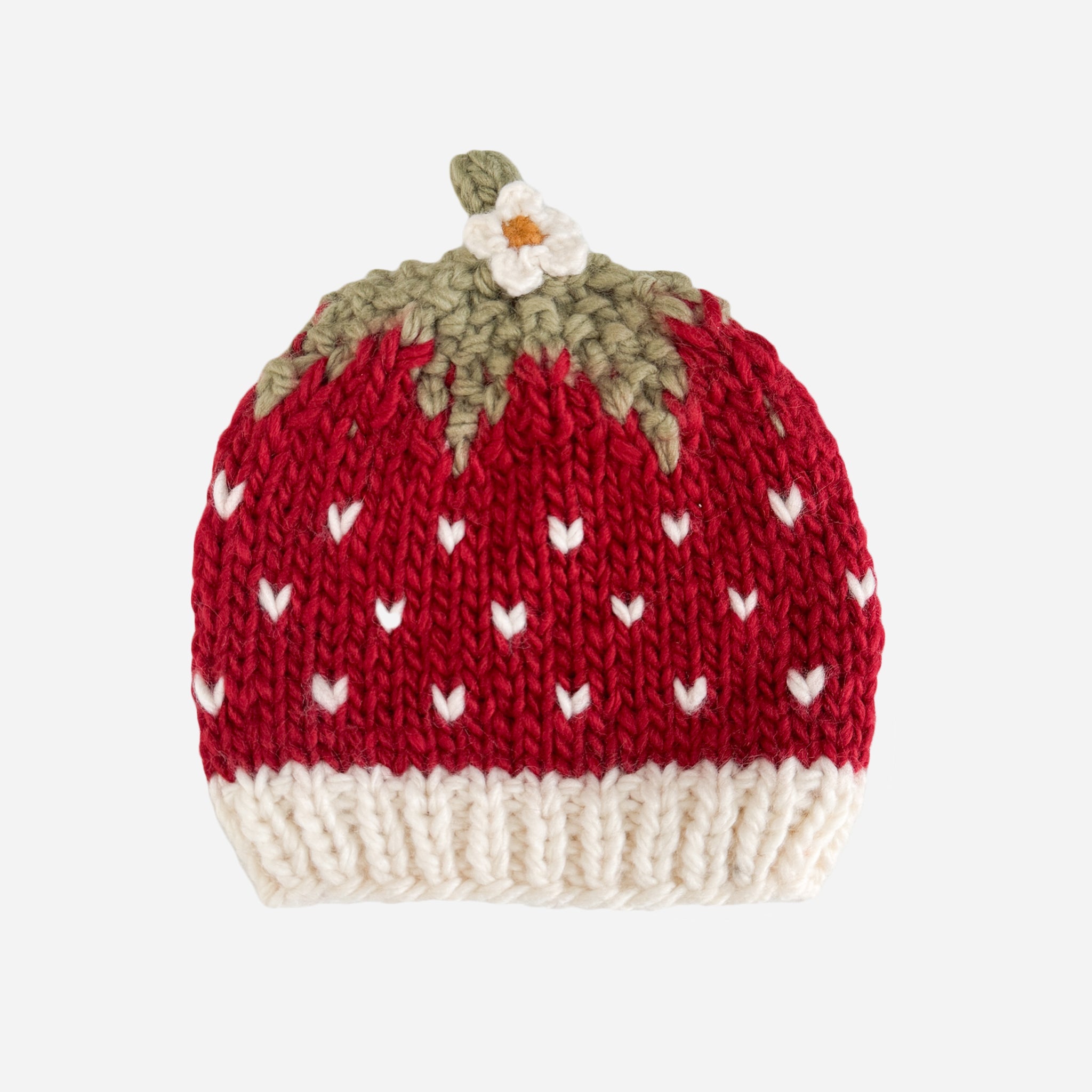 Strawberry Hat Red Baby Spring Fall Fruit Beanie – The Blueberry Hill