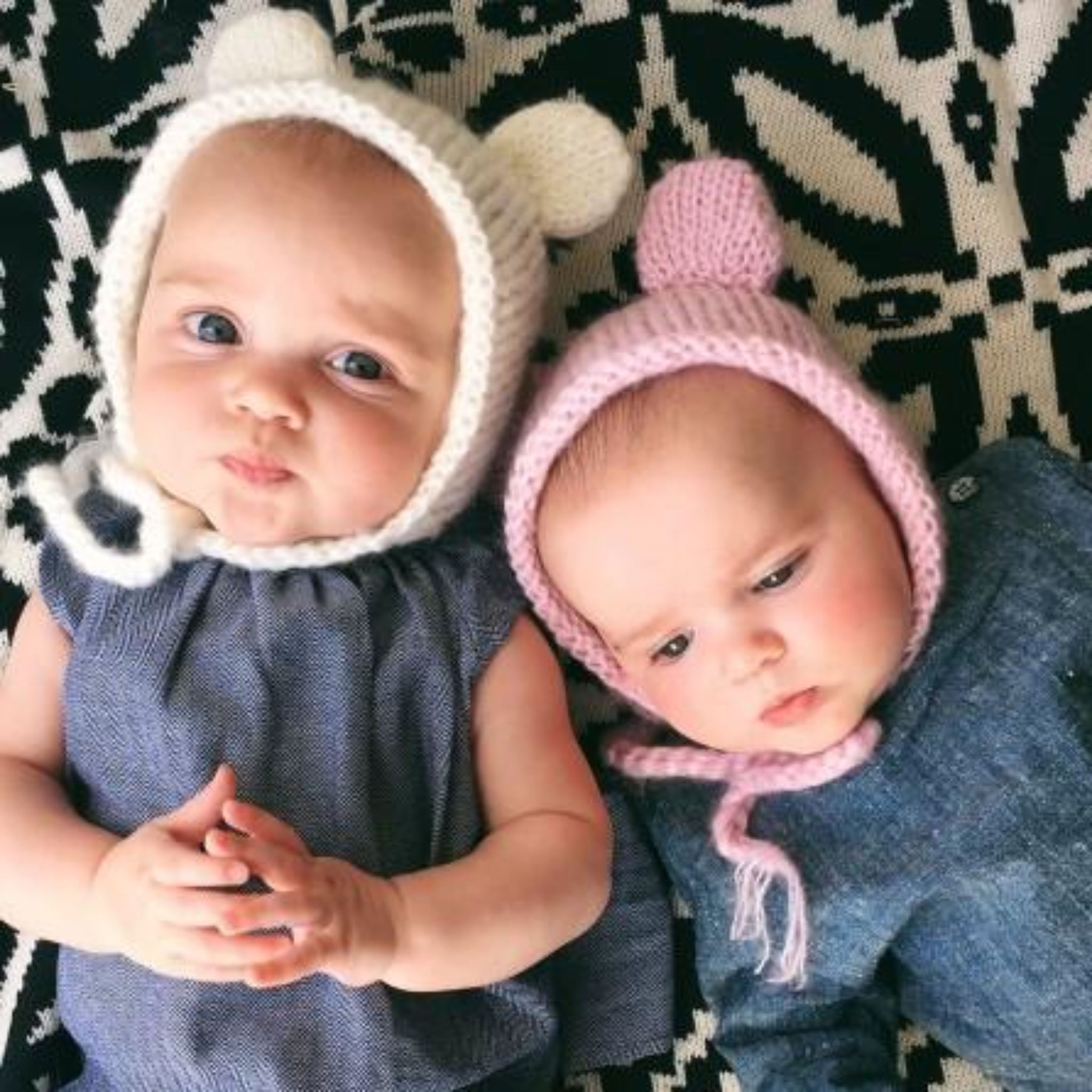 Harper Bear Mohair Knit Bonnet – The Blueberry Hill